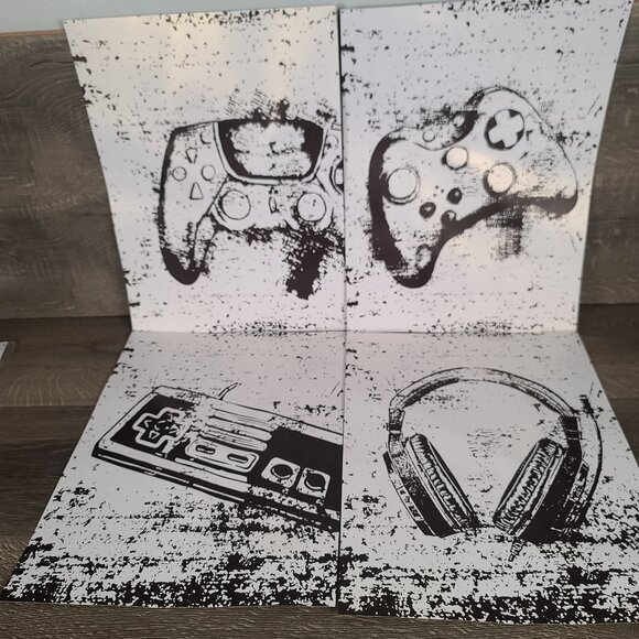 The Unbranded Brand | Art | New In Packaging Lot Of 4 White Splatter ...